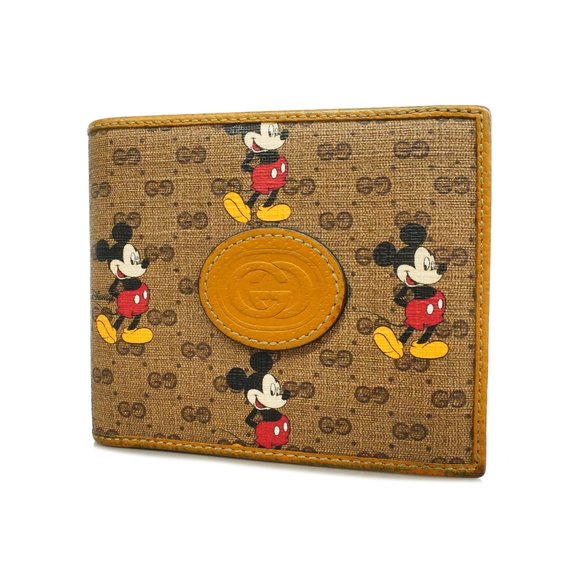 Gucci | Bags | Gucciauth Micro Gg Supreme Folio Wallet Disney X Mickey ...